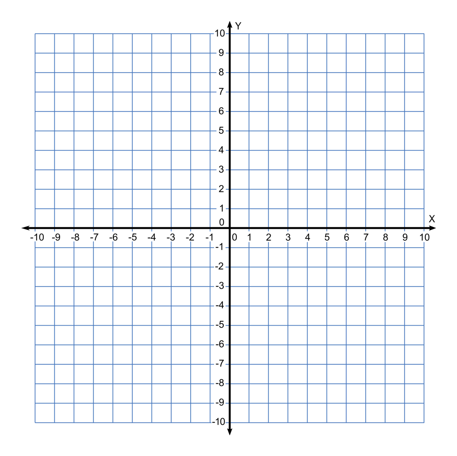 Coordinate Graph Paper Printable - Graph Paper HD